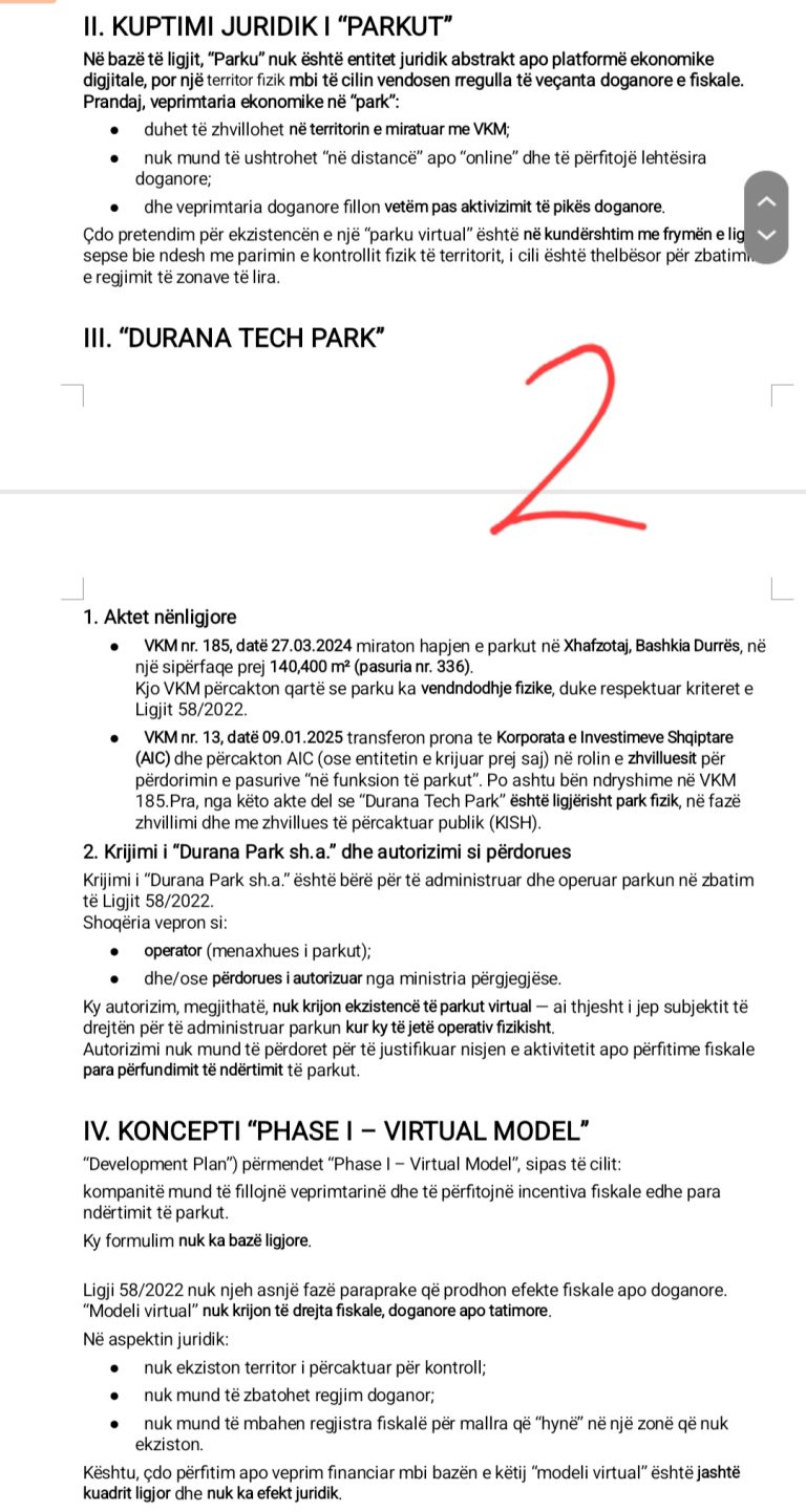 Afera Durana/ Emrat e 46 kompanive që nuk paguajnë taksa në parkun fiktiv